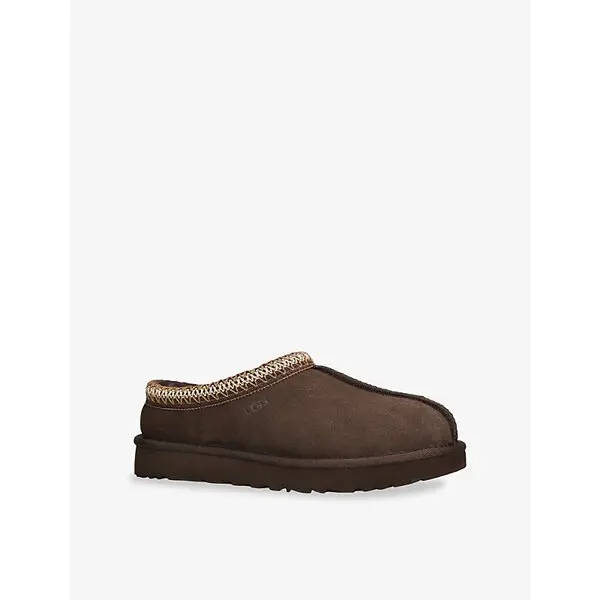 UGG Tasman Ii Suede Slippers - Dark Brown