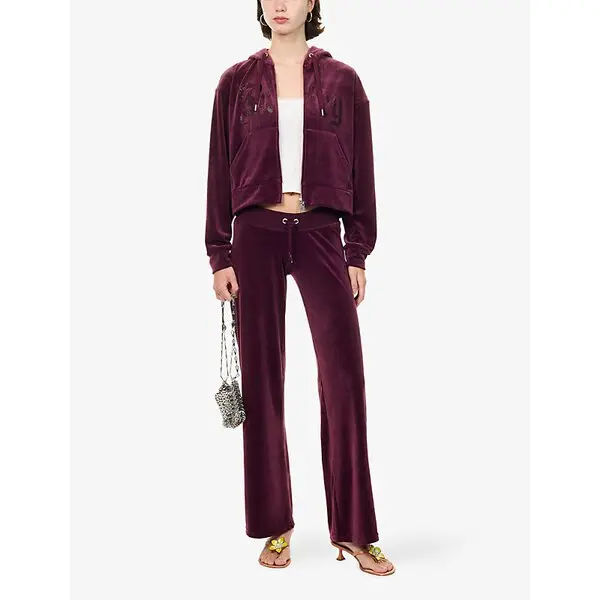 Juicy Couture Logo Crystal-embellished Hoodie