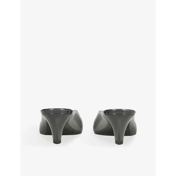 Chloé Square-toe Jelly Heeled Mules