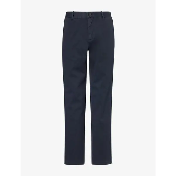 Sunspel Regular-fit Flat-front Stretch-cotton Chino Trousers