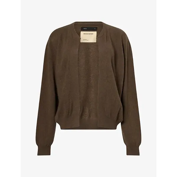 Frenckenberger Cashmere Bomber Cardigan - Cacao