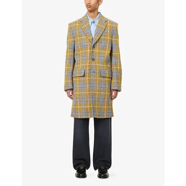 VIVIENNE WESTWOOD Huddersfield Check Wool Coat