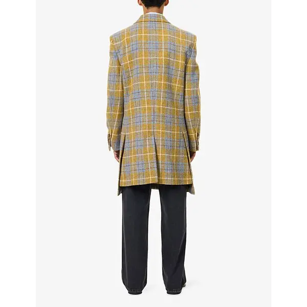 VIVIENNE WESTWOOD Huddersfield Check Wool Coat