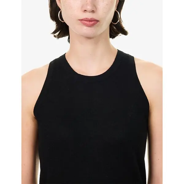 Frenckenberger Cashmere Tank Top - Black