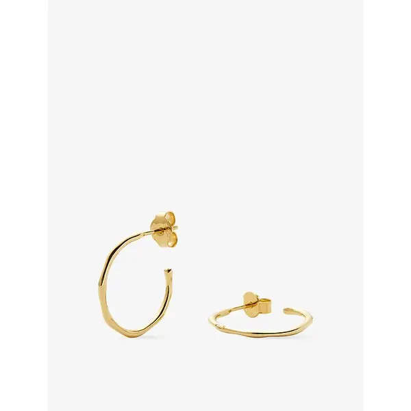MISSOMA Small Molten 18ct Vermeil Hoop Earrings - Gold