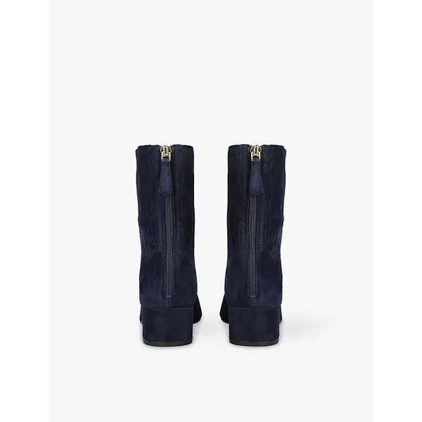 AQUAZZURA Saint Honore 35 Suede Ankle Boots