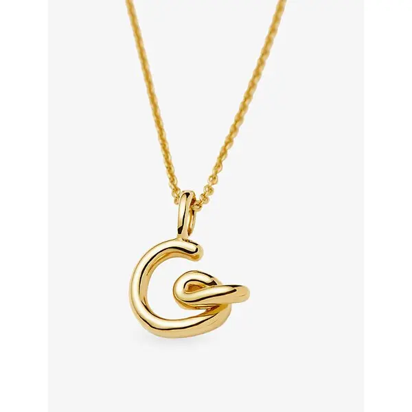 MISSOMA Curly Molten Mini Initial G Necklace