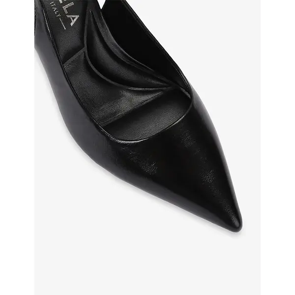 Carvela Spirit Heeled Leather Slingback Courts