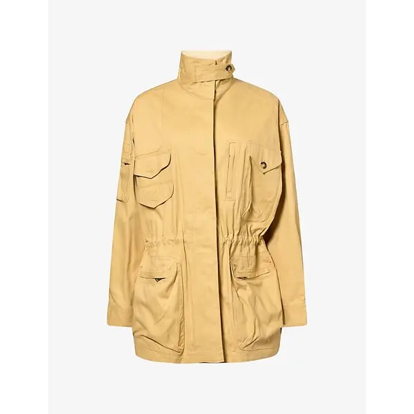 Isabel Marant Étoile Isane Zip-pocket Cotton Parka Jacket - Beige