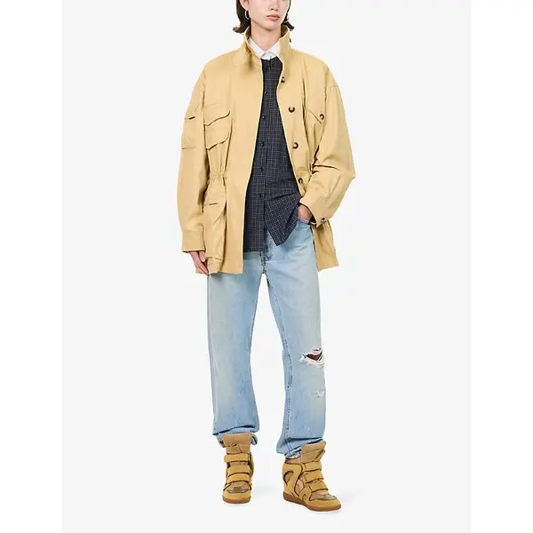 Isabel Marant Étoile Isane Zip-pocket Cotton Parka Jacket