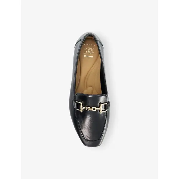 DUNE Grained Leather Loafers