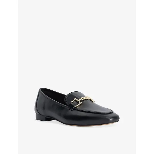 DUNE Grained Leather Loafers