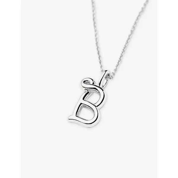 MISSOMA Curly Molten Mini Initial B Sterling Necklace