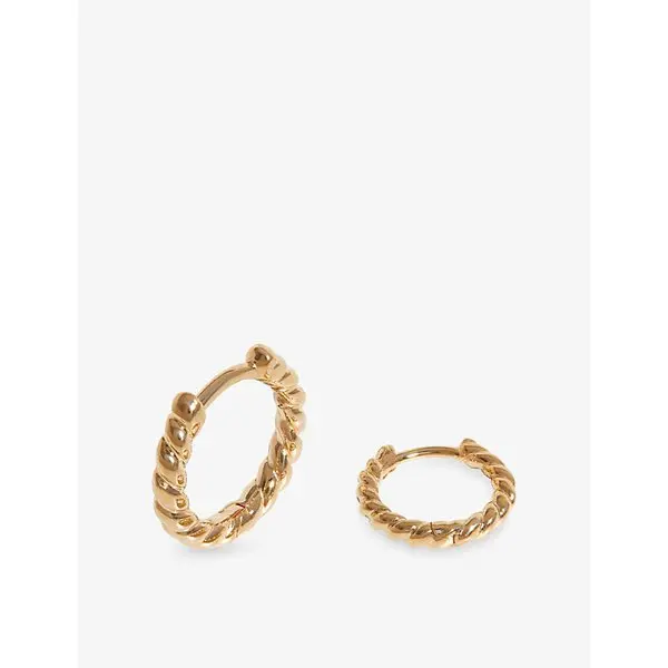 MISSOMA Rope 9ct Huggies Earrings