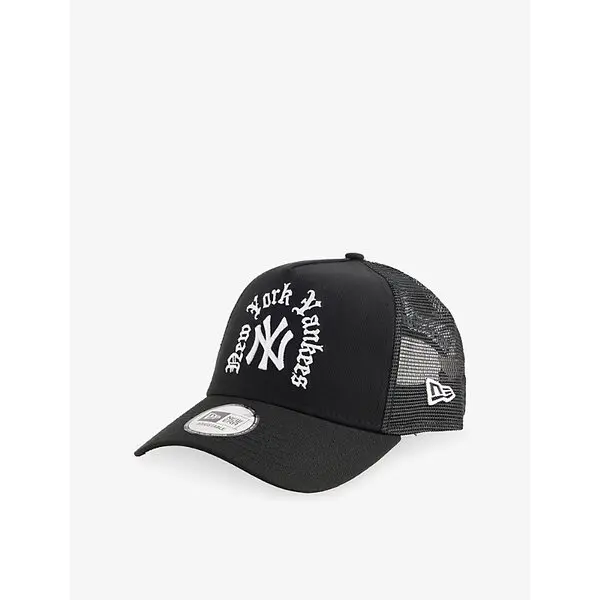 New Era New York Yankees Cotton And Mesh Trucker Cap