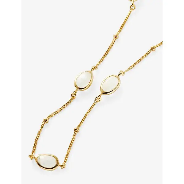 MISSOMA Magma 18ct Yellow Vermeil And Rainbow Moonstone Choker Necklace - Gold