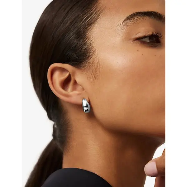 MISSOMA Savi Dome -plated Brass Mini Hoop Earrings