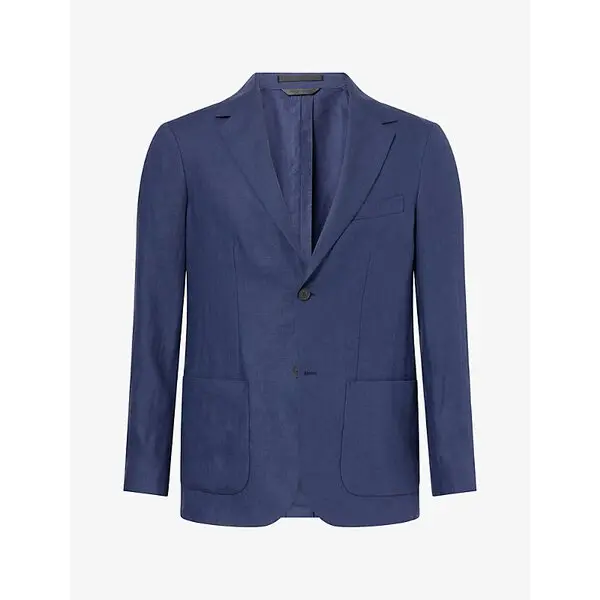 Sunspel Unstructured Linen Blazer