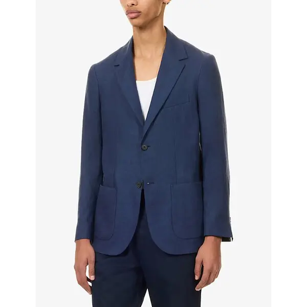Sunspel Unstructured Linen Blazer