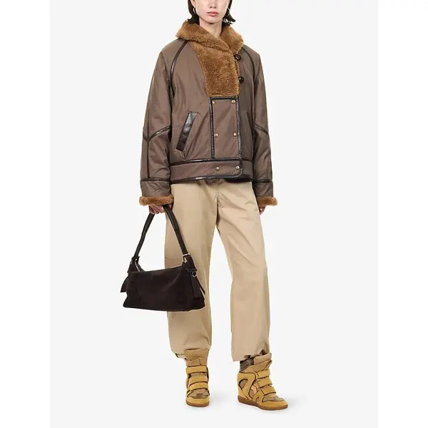 Isabel Marant Étoile Olinka Faux-fur Collar Padded Jacket