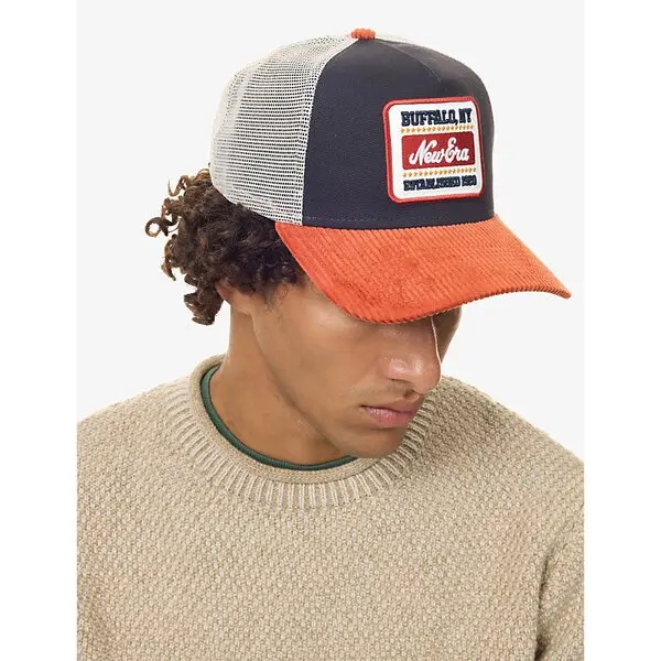 New Era New York Cotton And Mesh Trucker Cap