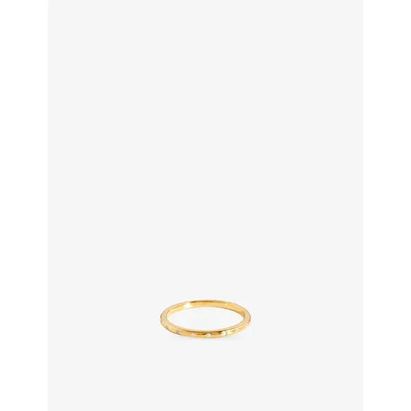 MISSOMA Solar Studded 18ct Vermeil-plated Sterling Silver Ring