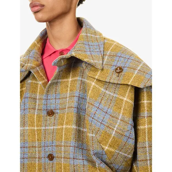 VIVIENNE WESTWOOD Check Broad Wool Jacket
