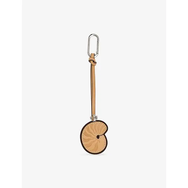Tory Burch Snail Shell Leather Bag Charm - Multi
