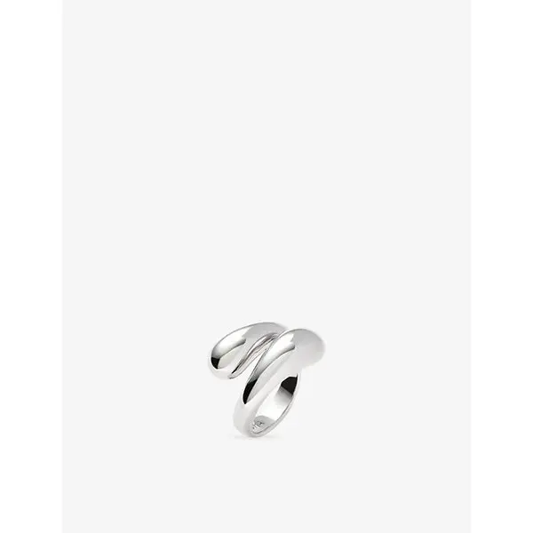 MISSOMA Savi Sterling- Double Droplet Ring - Silver