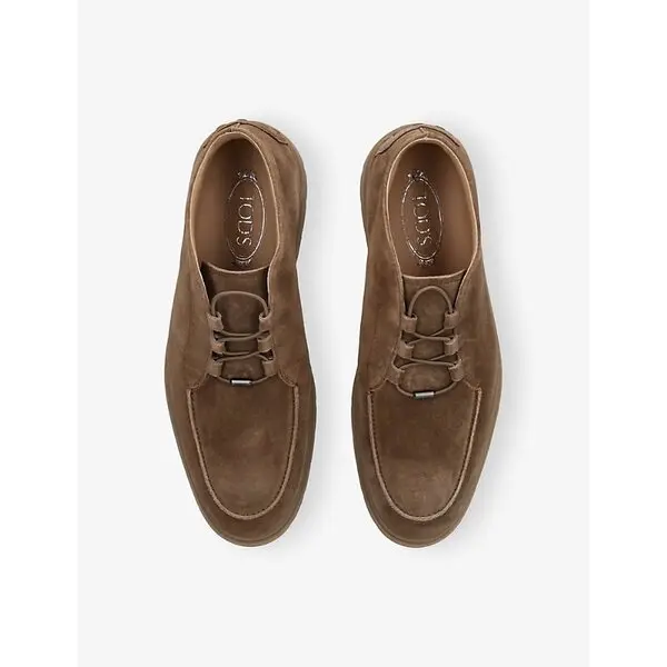 TOD'S Lace-up Suede Desert Boots