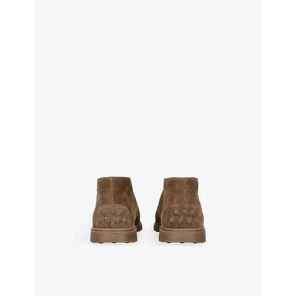 TOD'S Lace-up Suede Desert Boots