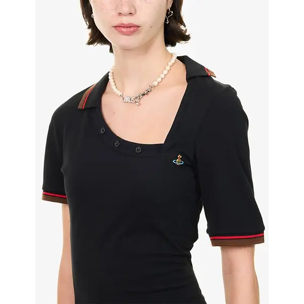 VIVIENNE WESTWOOD Glory Polo Cotton Midi Dress