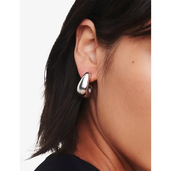 MISSOMA Dome Medium -plated Hoop Earrings