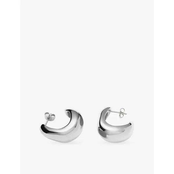 MISSOMA Dome Medium -plated Hoop Earrings