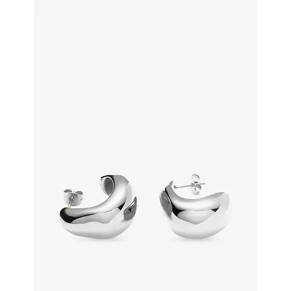 MISSOMA Dome Medium -plated Hoop Earrings