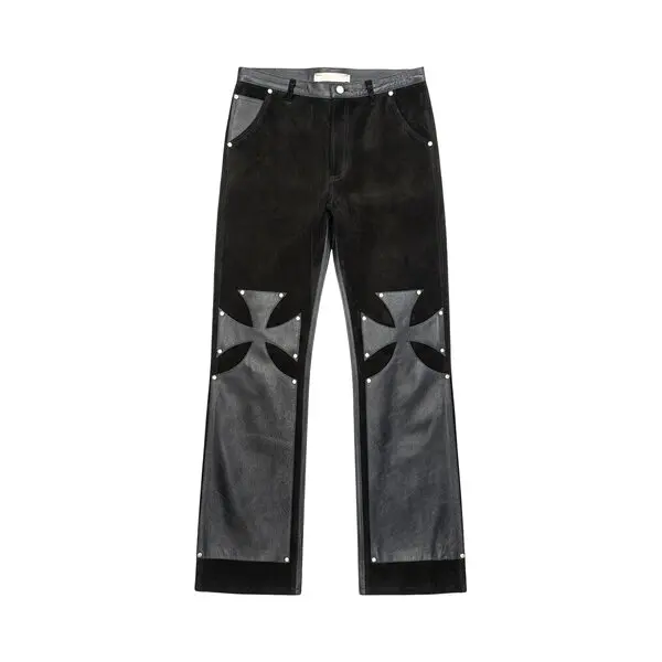 SEKRIT SAINTS Leather Chopper Carpenter Pant