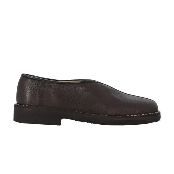 LEMAIRE Wmns Piped Crepe Slipper 'dark - Brown