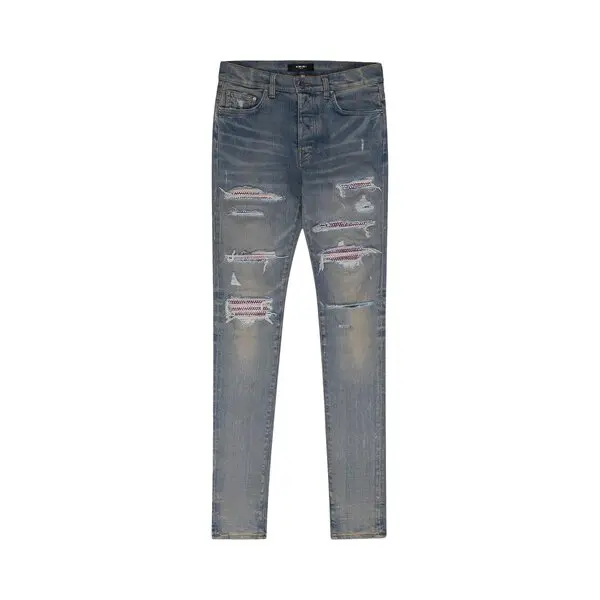 Amiri Crystal Thrasher Jean