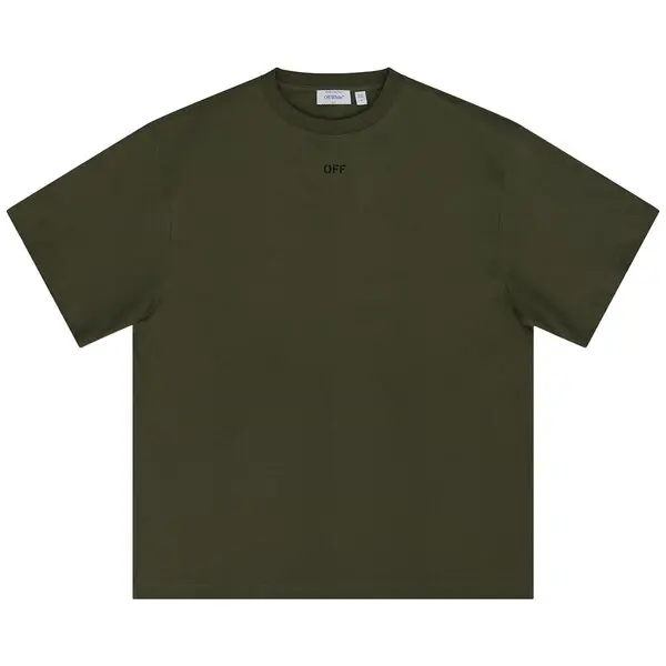 Off-White Solid Arrow T-shirt 'winter Moss