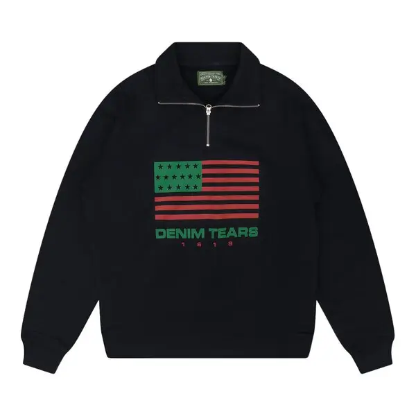 DENIM TEARS 1619 Quarter Zip