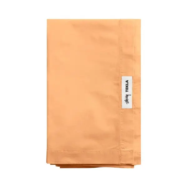 StÜssy Percale Flat Sheet 'apricot - Orange