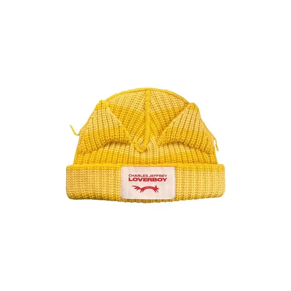 CHARLES JEFFREY Chunky Ears Beanie Stripe