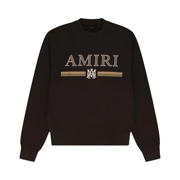 Amiri Ma Bar Crewneck - Brown