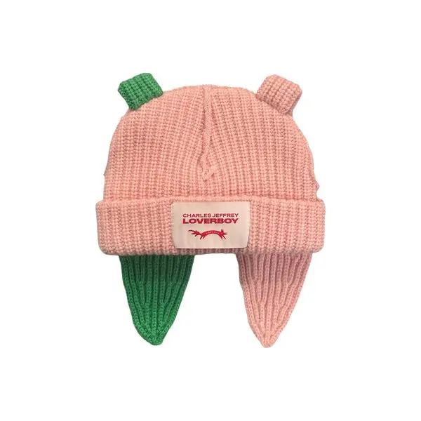 CHARLES JEFFREY Chunky Rabbit Beanie /green