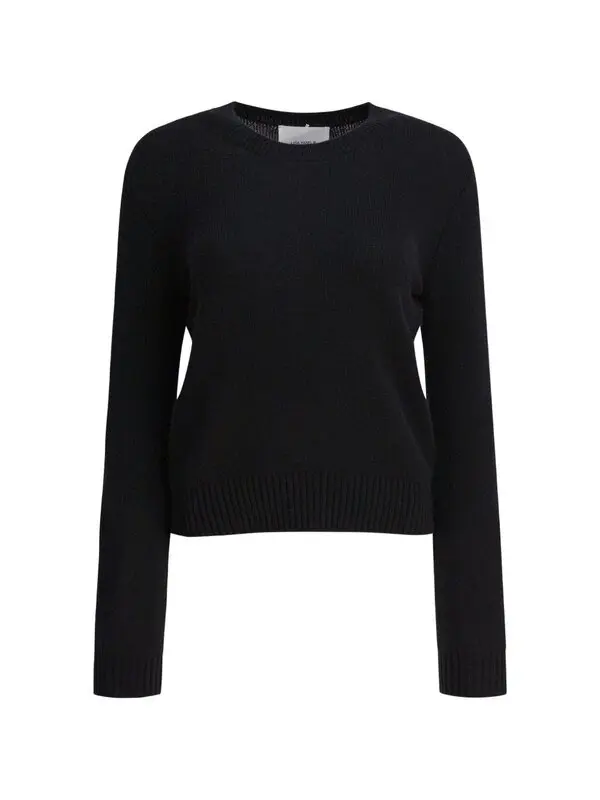 LISA YANG Mable Cashmere Crewneck Sweater - Black