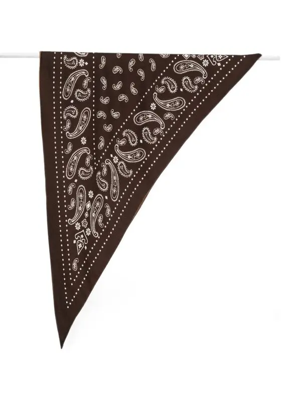 Destin Printed Bandana Foulard - Brown