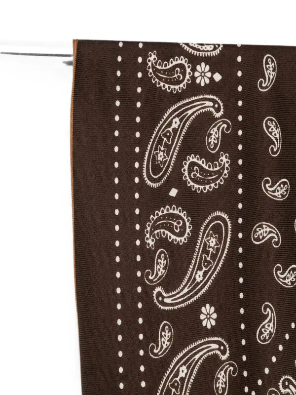 Destin Printed Bandana Foulard - Brown