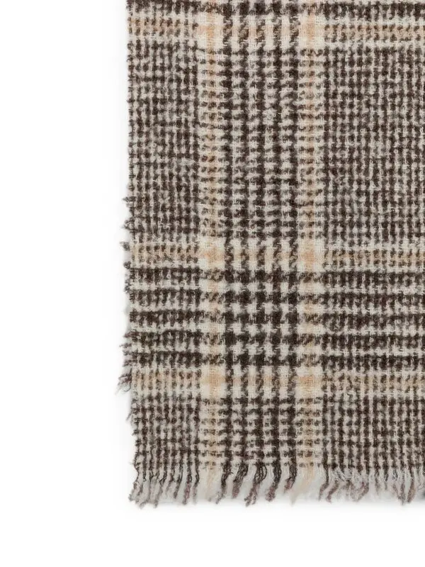 Destin Mega Wool Scarf - Brown