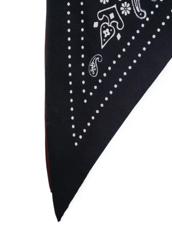 Destin Printed Bandana Foulard - Blue
