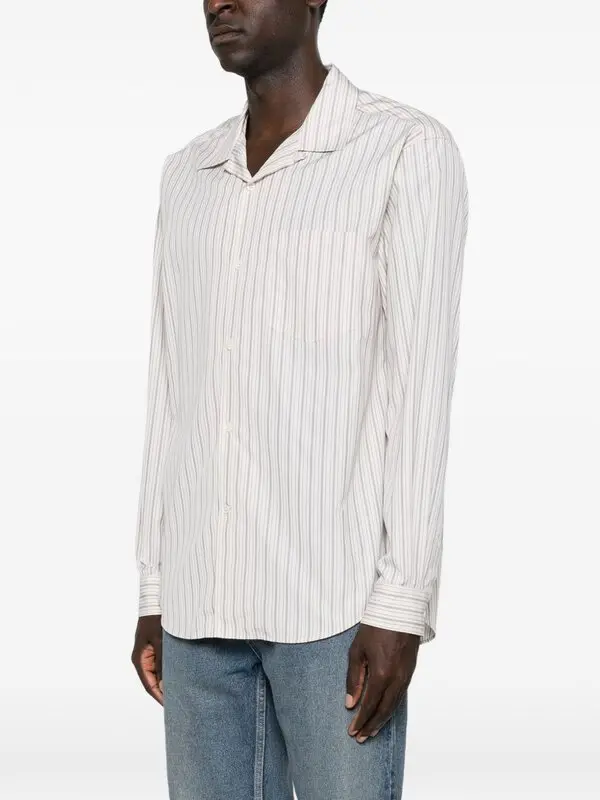THE ROW Vanja Striped Cotton Shirt